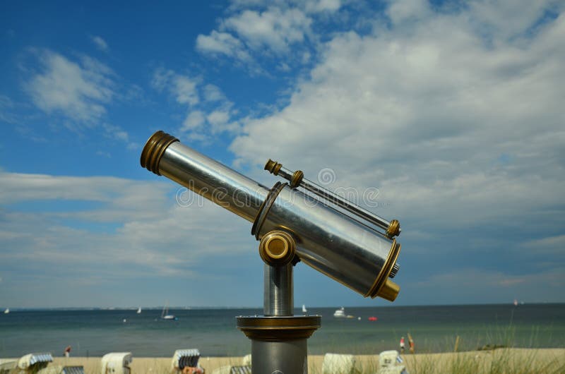 Scope stock image. Image of remote, tube, beach, vacation - 48995229