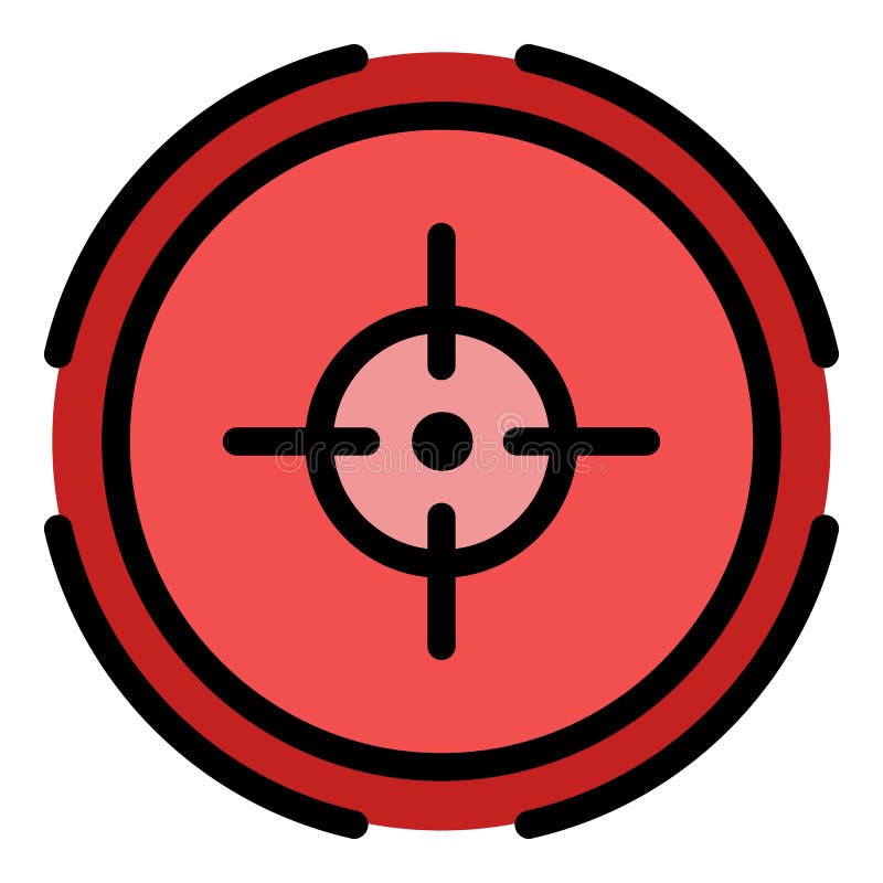 Scope Target Icon, Outline Style Stock Vector - Illustration of element ... Scope Target Icon, Outline Style Stock Vector - Illustration of element ...