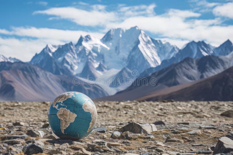 Scorching Emblem: Planet Enduring Global Warming and Desertification ...