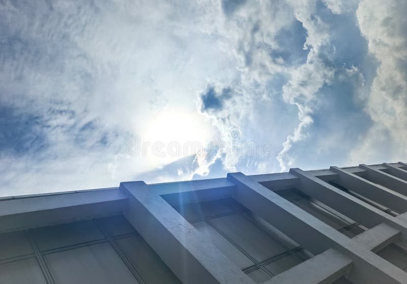 Scorching Midday, the Sun at Its Peak Stock Image - Image of form ...