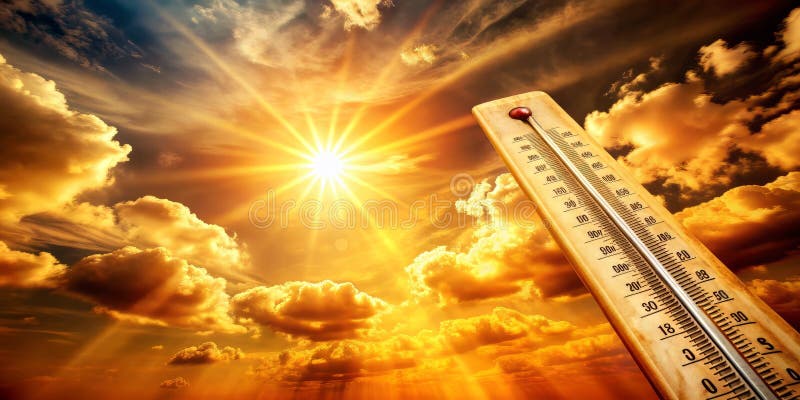 Scorching Skies and Soaring Temperatures a Visual Representation of the ...