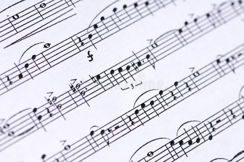 Old Music Score stock photo. Image of texture, lyrics - 1688306