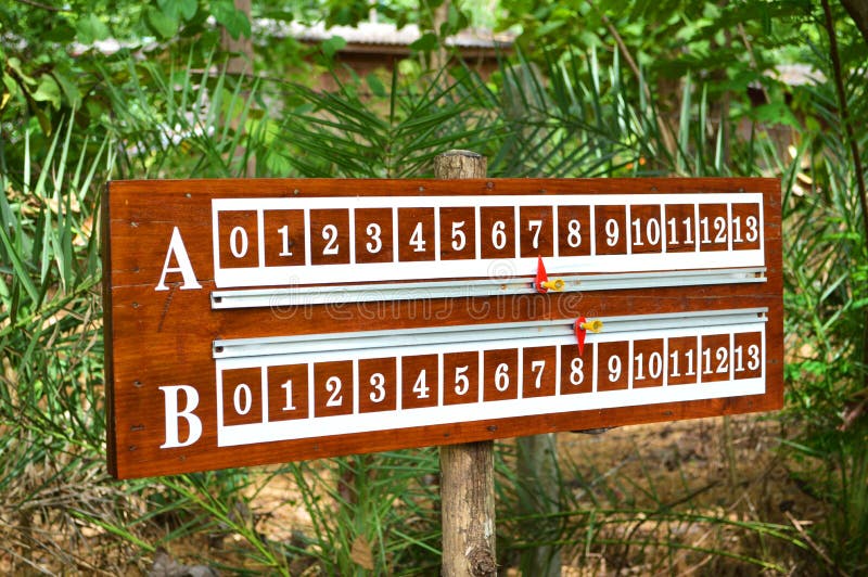Score board stock photo. Image of line, wood, sport, board - 42228740
