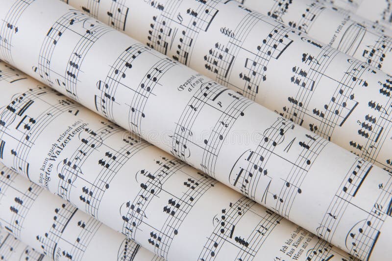 Score stock image. Image of music, font, melody, paper - 56918827
