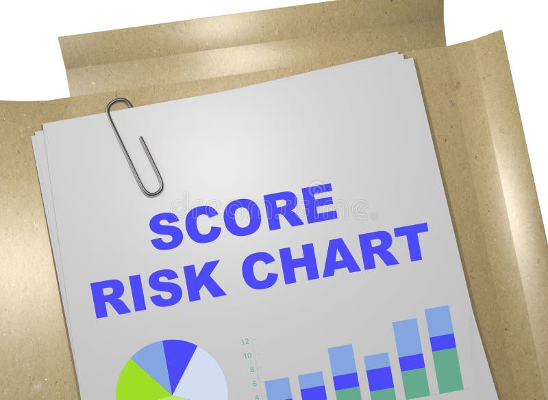 Score Risk Chart concept stock illustration. Illustration of ...