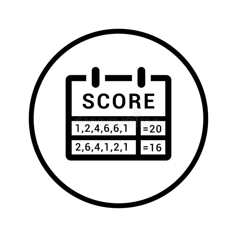 Scorecard Symbol Stock Illustrations – 301 Scorecard Symbol Stock ...