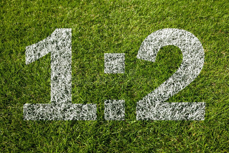 1:2 score stock photo. Image of game, ball, scoring - 115726840