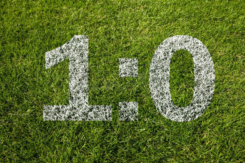 2:1 score stock photo. Image of scoring, written, pitch - 115726950