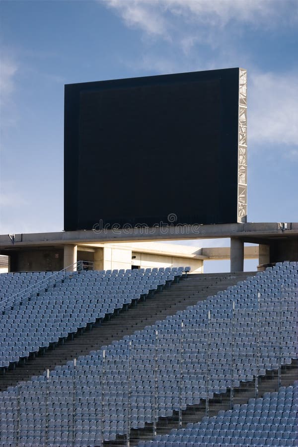 Scoreboard stock image. Image of electronic, quarter, football - 5727833