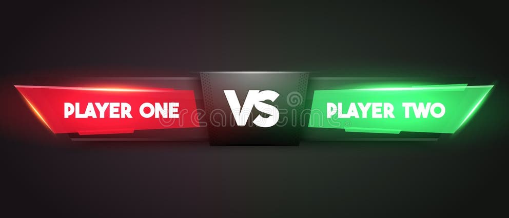 Vector Illustration Dark Versus Interface Stock Vector - Illustration ...
