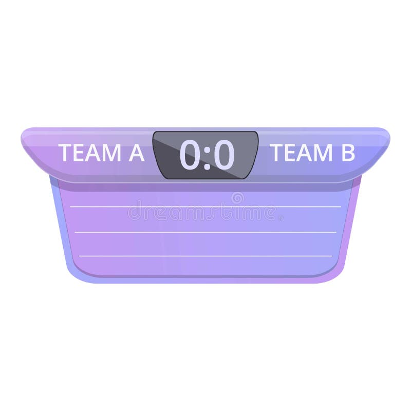 Cartoon Soccer Scoreboard Stock Illustrations – 428 Cartoon Soccer ...