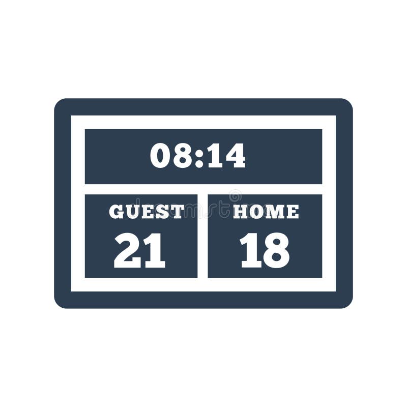 Scoreboard Icon. Vector Illustration Decorative Design Stock Vector ...