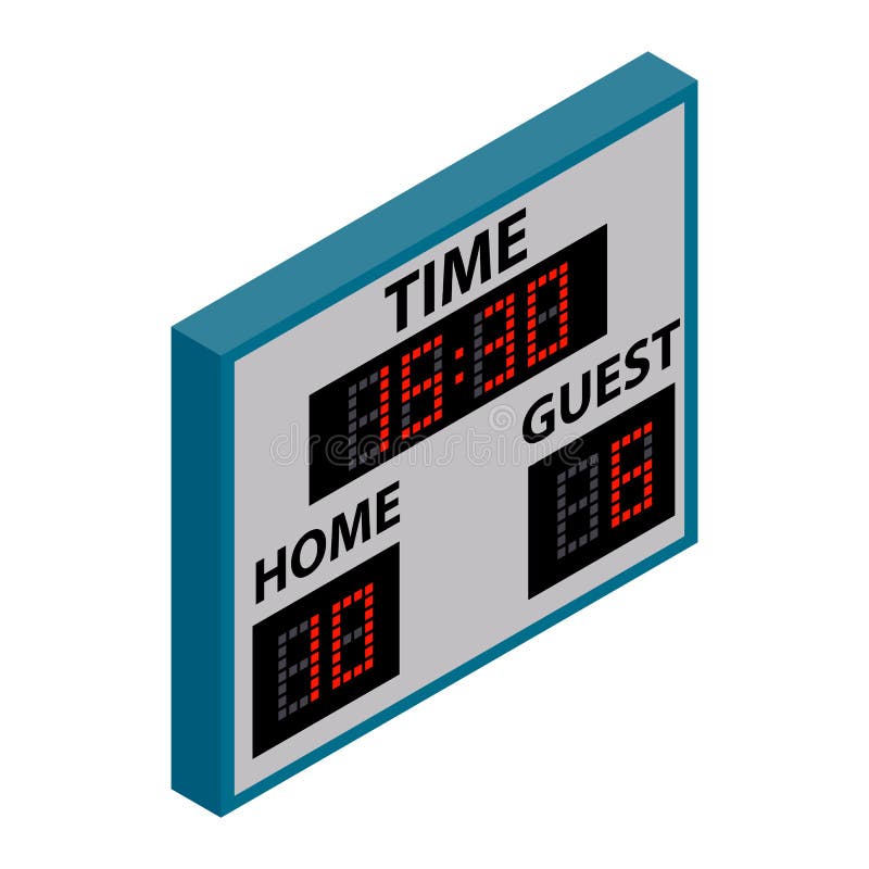 Scoreboard Icon, Icon Cartoon Stock Vector - Illustration of hockey ... Scoreboard Icon, Icon Cartoon Stock Vector - Illustration of hockey ...