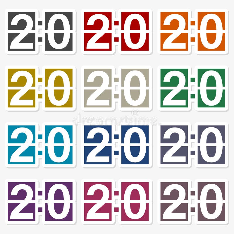 Scoreboard Sticker Stock Illustrations – 789 Scoreboard Sticker Stock ...