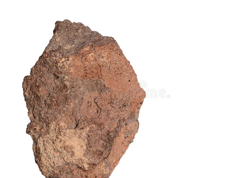 Scoria stock image. Image of isolated, rock, closeup - 42300709