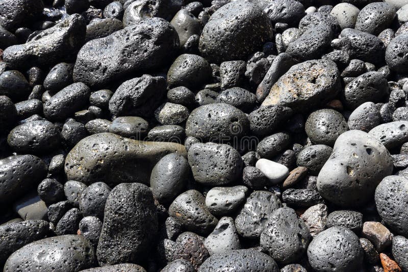 Scoria Igneous Pyroclastic Rock from Rinjani Volcano Indonesia Stock ...