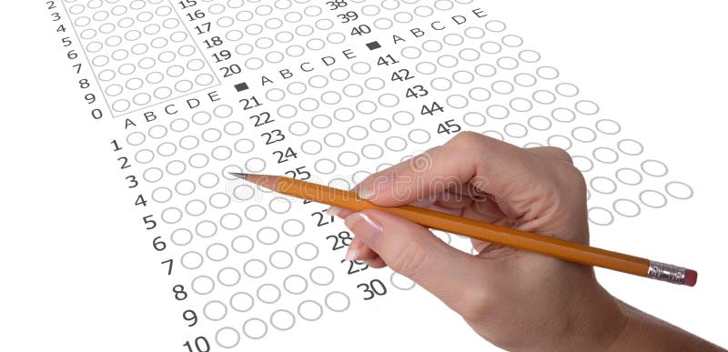 Exam Test , 100 Score stock image. Image of percent, card - 29766887