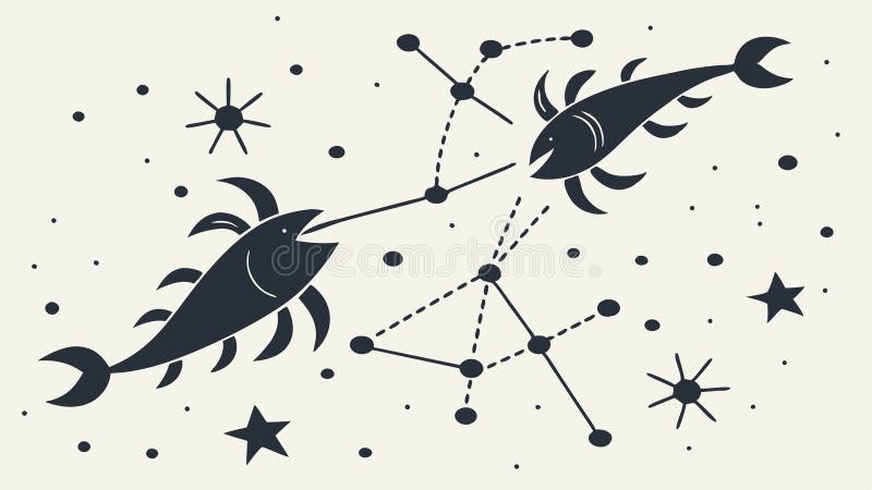 Scorpio Constellation Abstract, Astrology Zodiac Vector Art, Vector ...