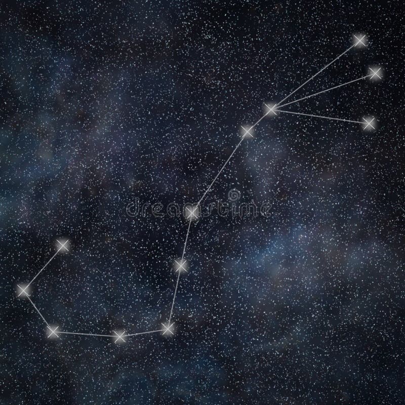 Scorpio Constellation. Zodiac Sign Scorpio Constellation Stock ...