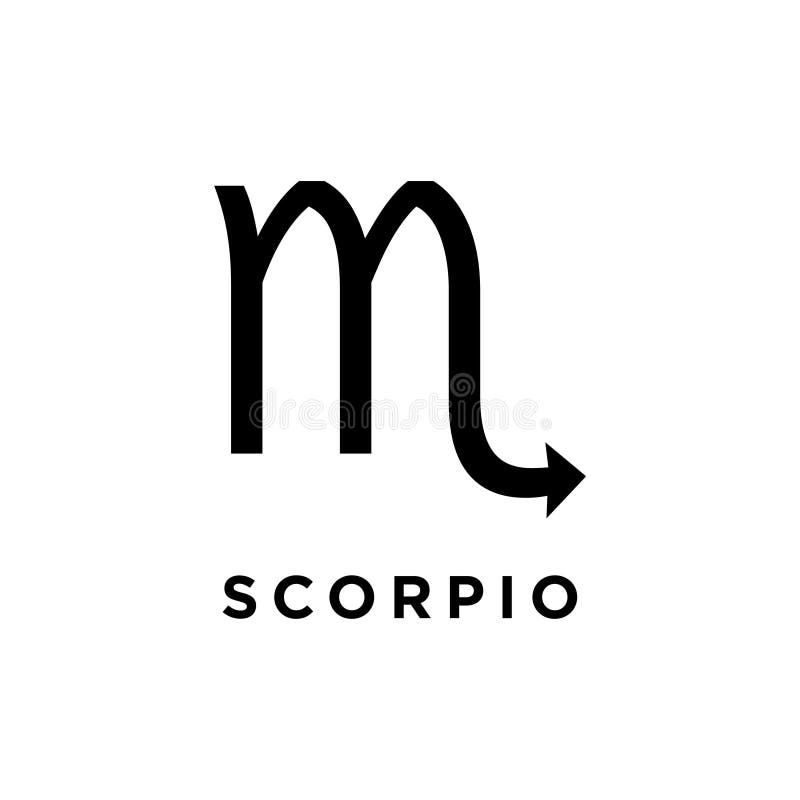 Scorpio Icon Flat Vector Template Design Trendy Stock Vector ...