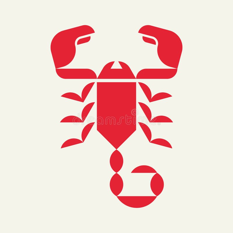Scorpio logo stock illustration. Illustration of creative - 334985002