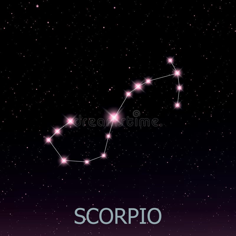 Scorpio. Vector Illustration Decorative Design Stock Vector ...