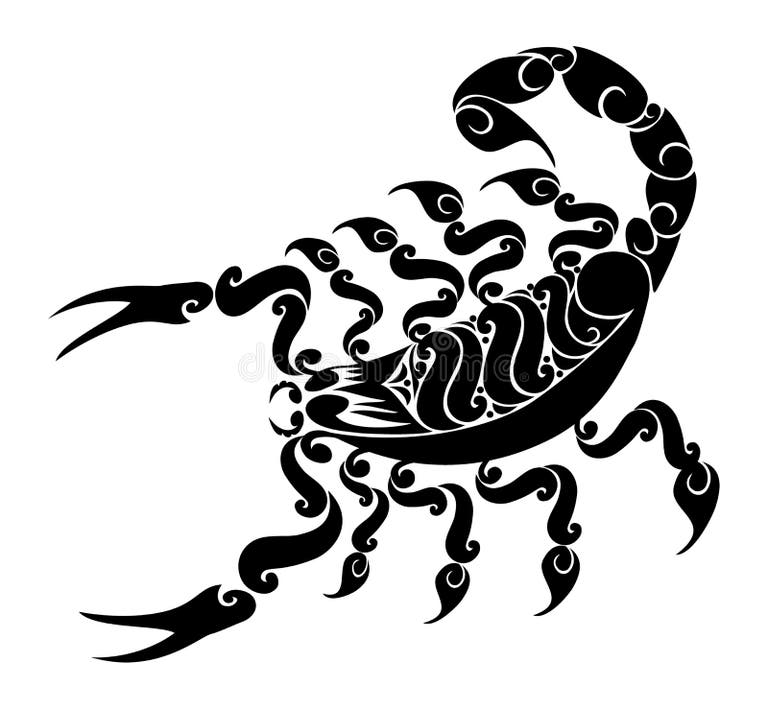 Scorpion Motif Stock Illustrations – 99 Scorpion Motif Stock ...