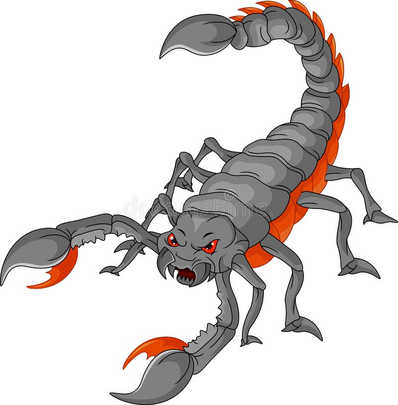 Scorpion cartoon stock vector. Illustration of animal - 84585028