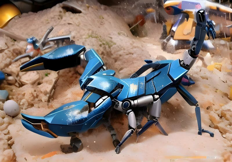 The Scorpion Cyborg Animal Design Sketch AI Model is a Cutting-edge ...