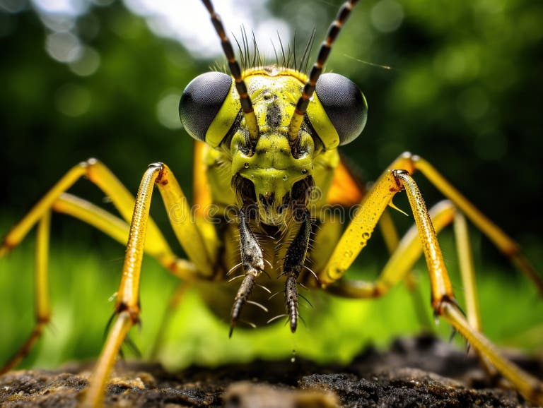 Scorpion Fly Made with Generative AI Illustration Stock Illustration ...