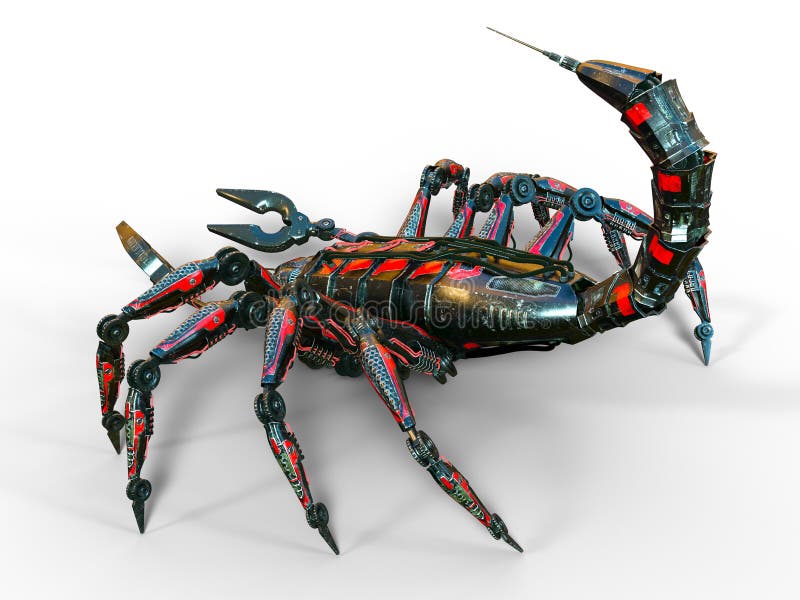 Scorpion robot stock image. Image of cyborg, model, robot - 99024605