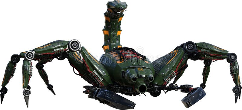 Scorpion Robot Tech Machine, Isolated Stock Photo - Image of available ...