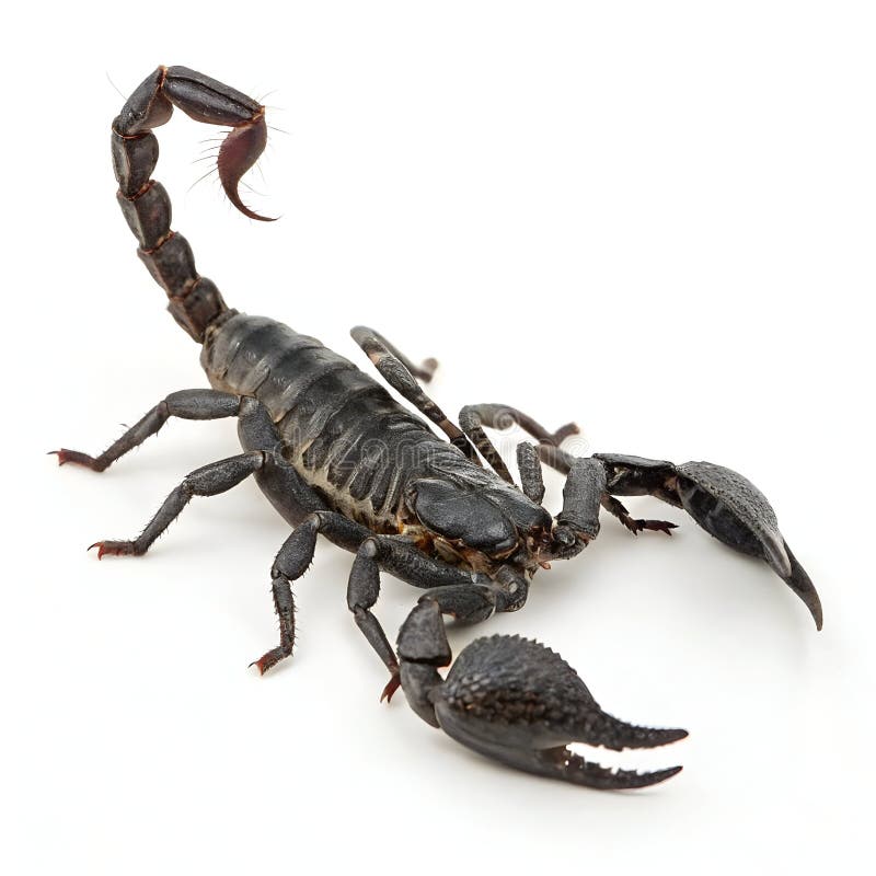 Scorpion Symbol Isolated on White Background Stock Illustration ...