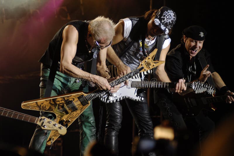 The Scorpions band editorial photo. Image of performing - 14716016