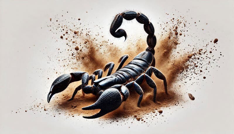 Scorpion (Scorpio), Latin Name: Scorpiones Stock Illustration ...