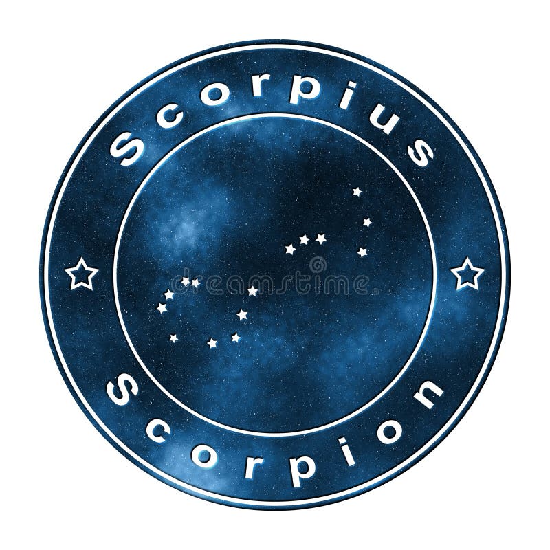 Scorpius Star Constellation, Scorpion Constellation Stock Illustration ...