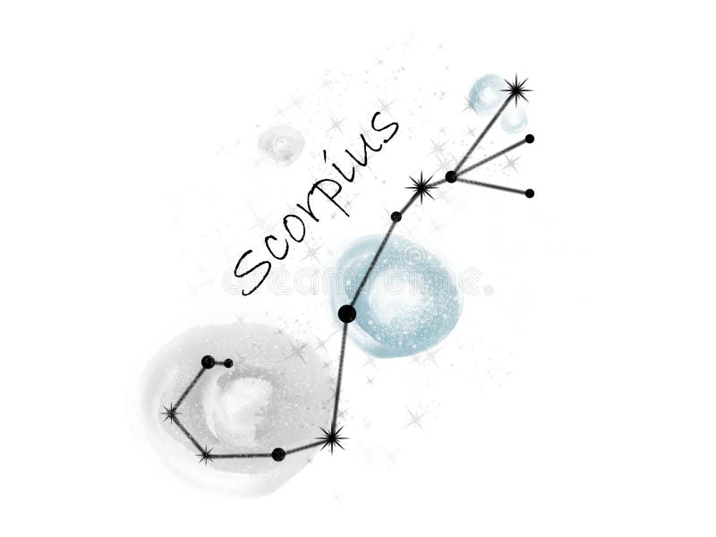 Scorpius zodiac sign stock illustration. Illustration of scorpius ...