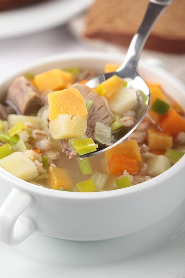 Scotch Broth is a Traditional Scottish Soup Made from Lamb, and ...