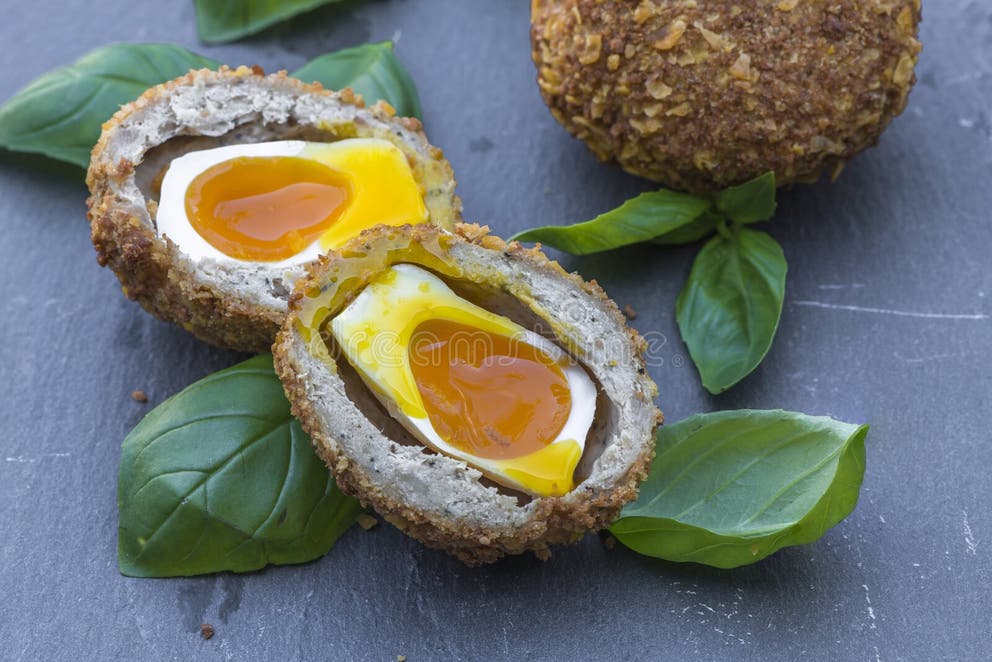 Scotch egg stock image. Image of fresh, cooked, horizontal - 56853845