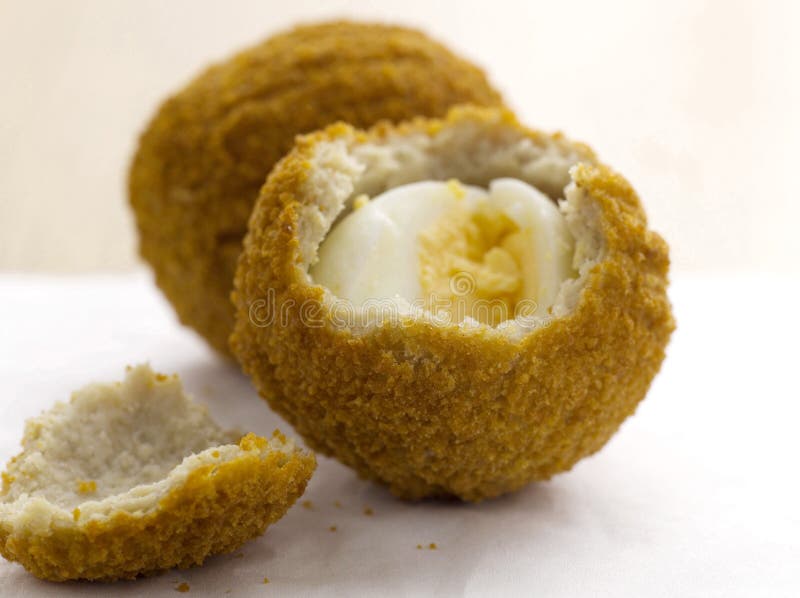 Scotch Eggs. Conceptual Image Stock Image - Image of delicious, snack ...