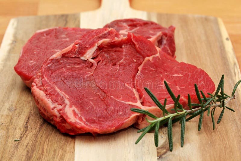 Scotch fillet stock photo. Image of butchery, loin, scotch - 53563476