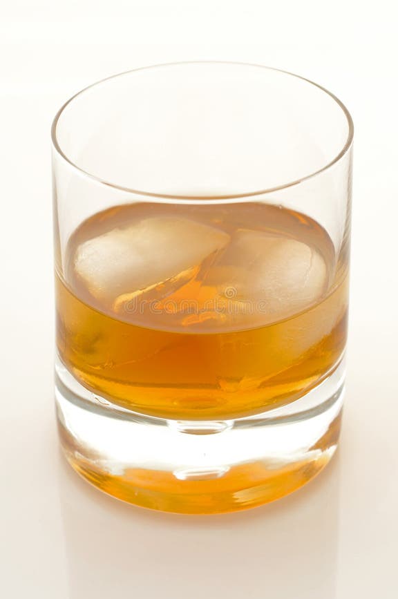 Scotch and ice in a glass stock photo. Image of alcoholic - 23382516