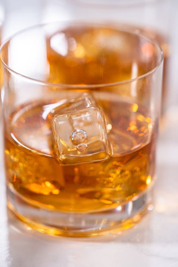 Scotch on the rocks stock photo. Image of beverage, stone - 282566980