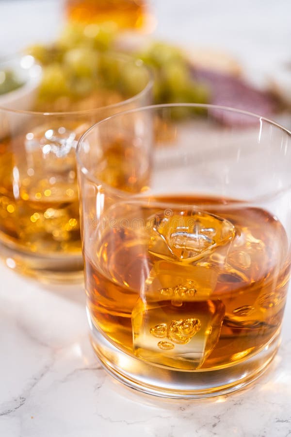 Scotch on the rocks stock photo. Image of whiskey, cold - 293553336