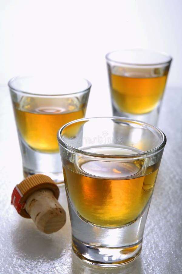 Scotch in shot glasses stock image. Image of smokey, cherry - 1926119