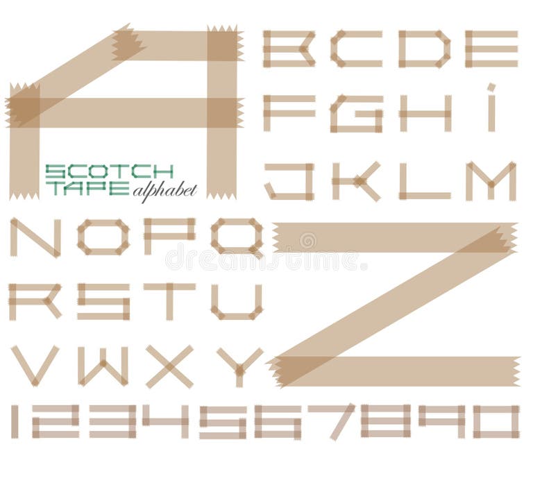 Scrap Paper Alphabet Stock Illustrations – 400 Scrap Paper Alphabet ...