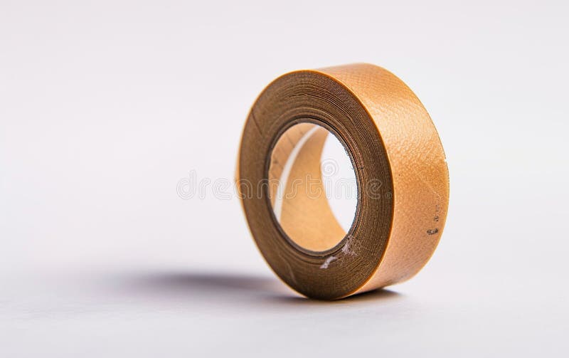 Scotch Tape on a Clean White Surface -Generative Ai Stock Photo - Image ...