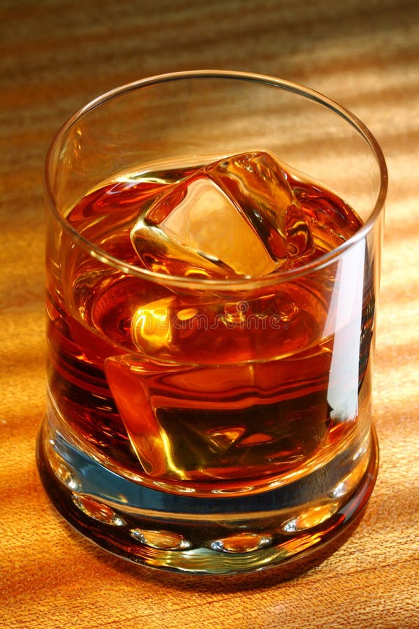 Scotch whisky on a table stock image. Image of liquid - 5102719