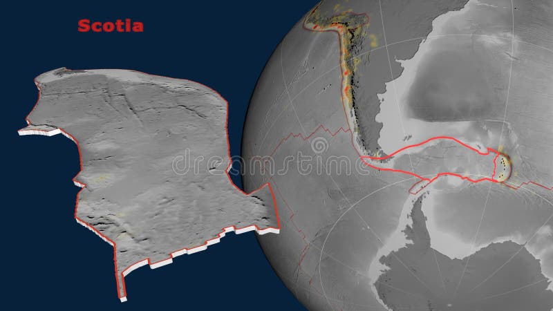 Scotian Plate Described and Presented - Grayscale Stock Illustration ...