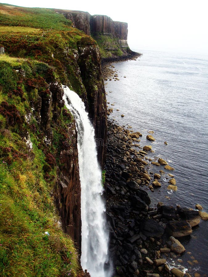 Scotish waterfall stock image. Image of scotland, coast - 314461065